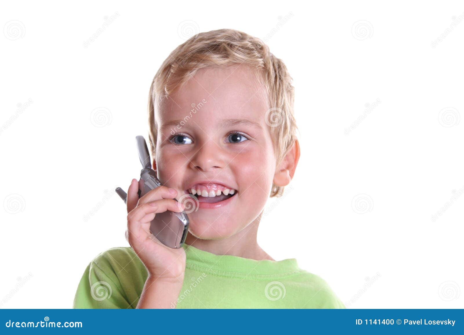 Child with phone stock photo. Image of little, communicate - 1141400