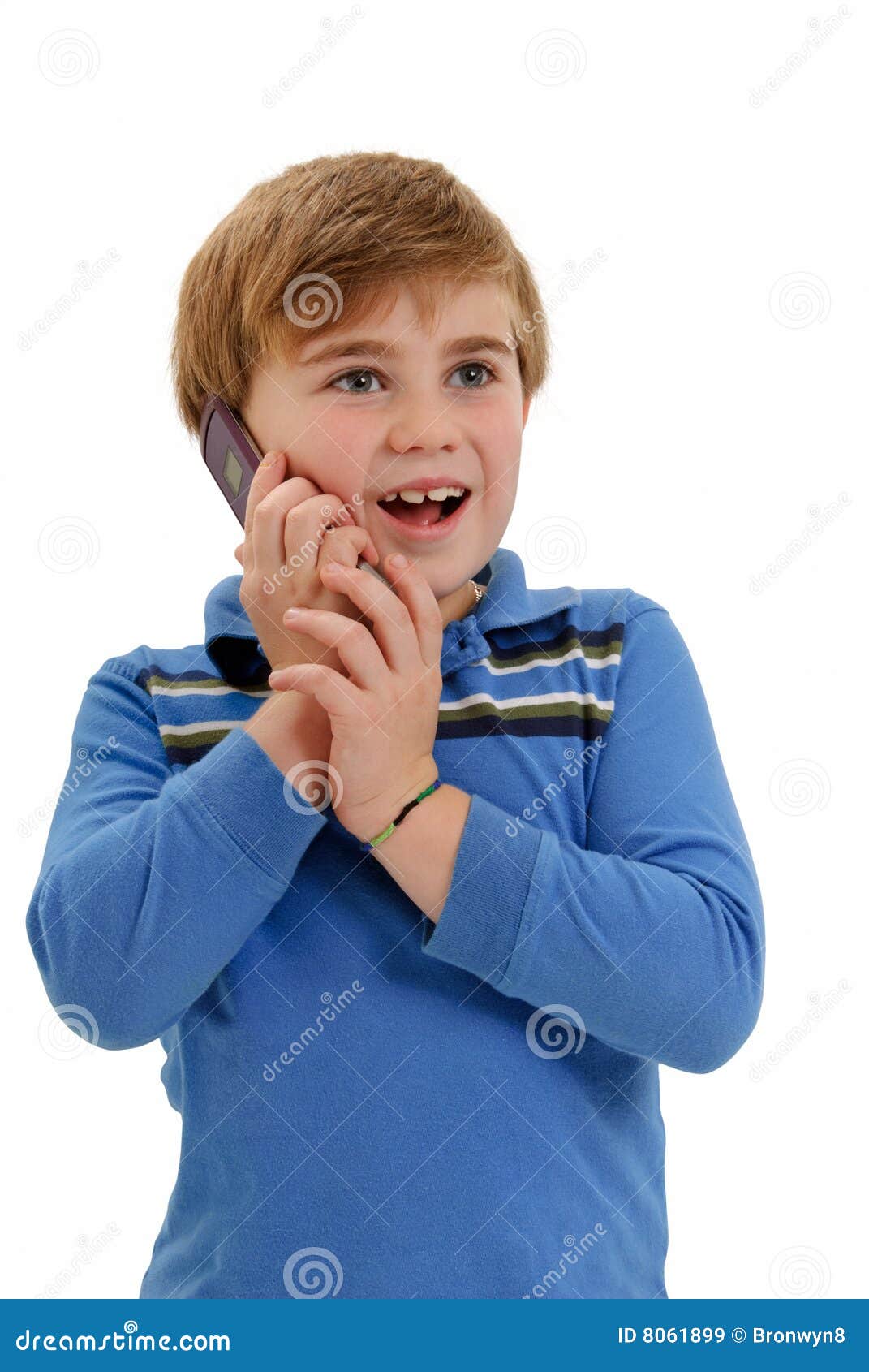 Child on Phone stock image. Image of children, phone, young - 8061899