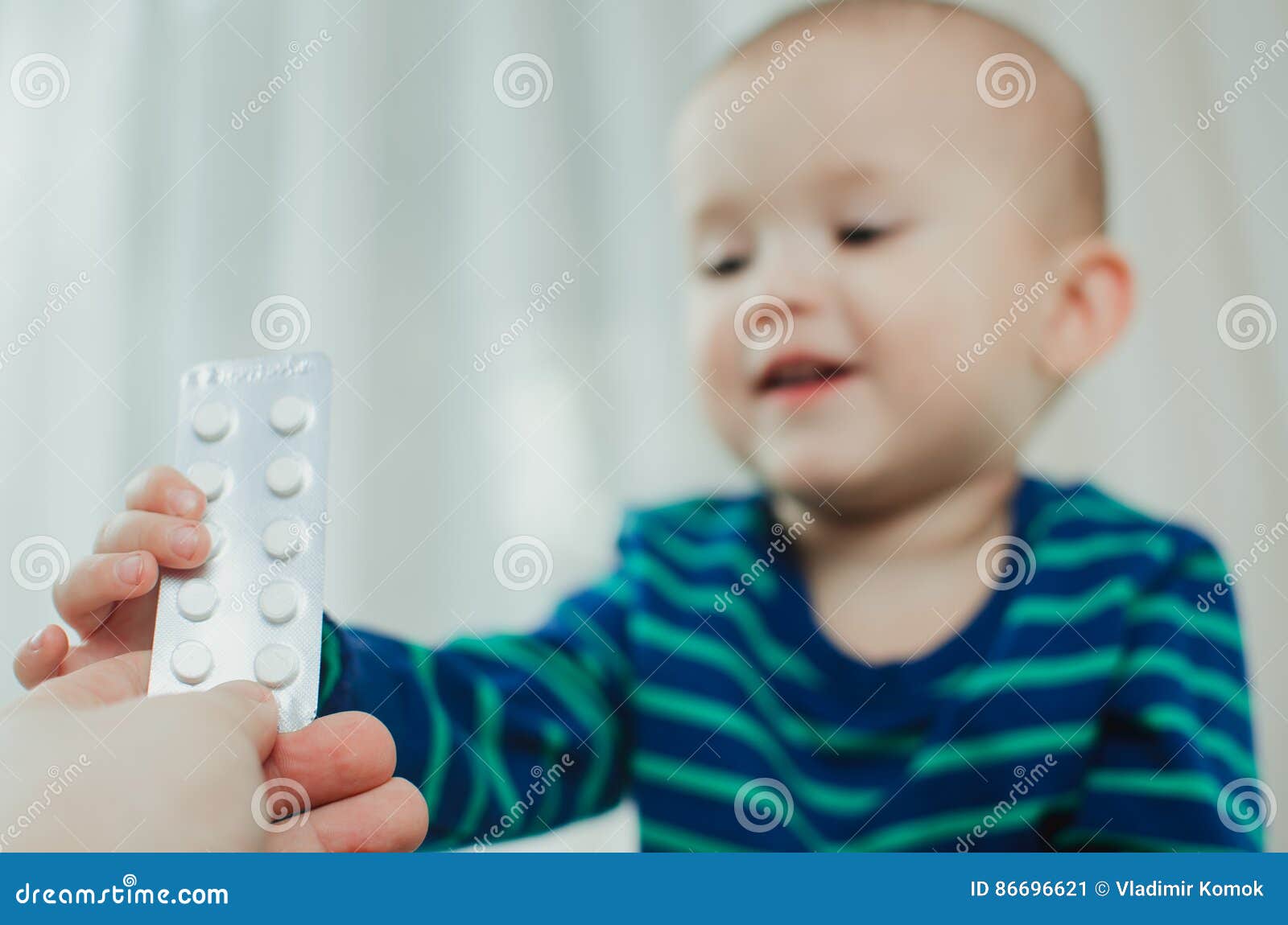 Child with pills stock image. Image of baby, human, pill - 86696621