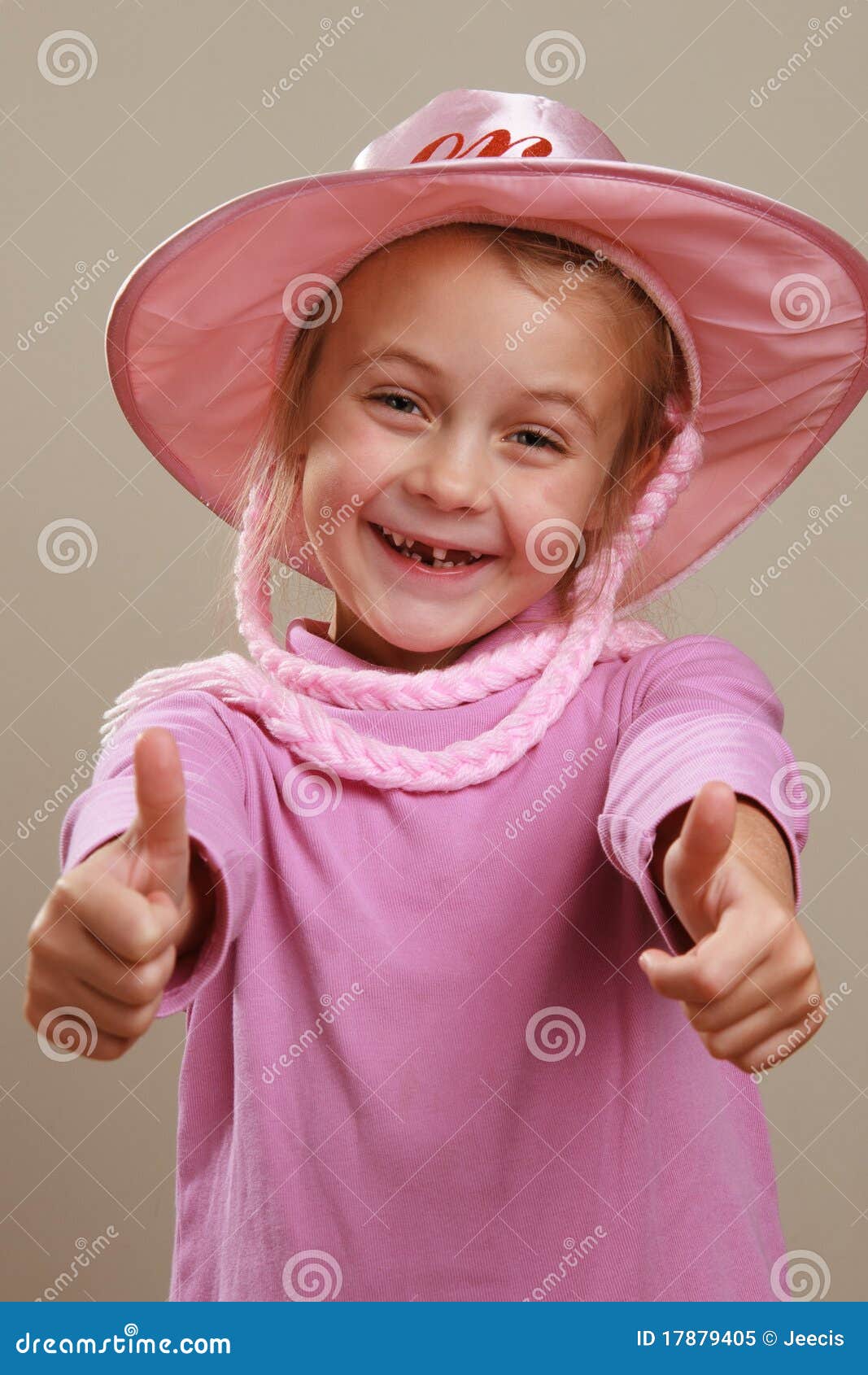 Child in pink stock image. Image of emotion, preschool - 17879405