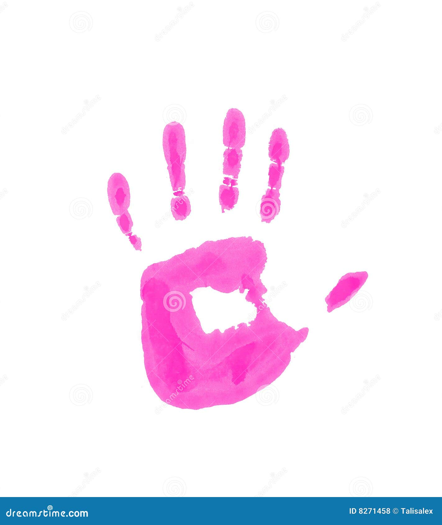 Pink Handprint