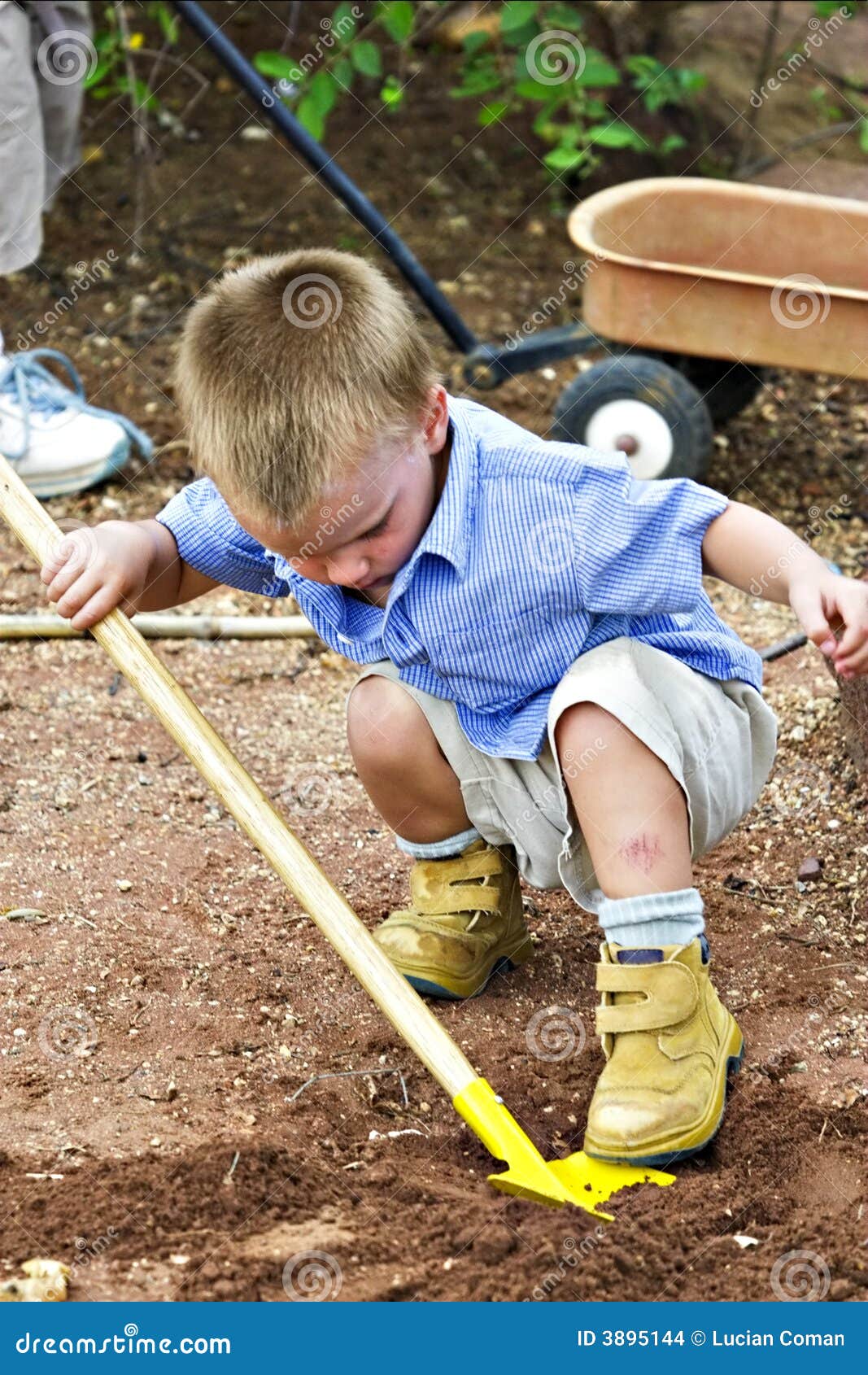 Child play stock photo. Image of ground, dirt, preschooler - 3895144