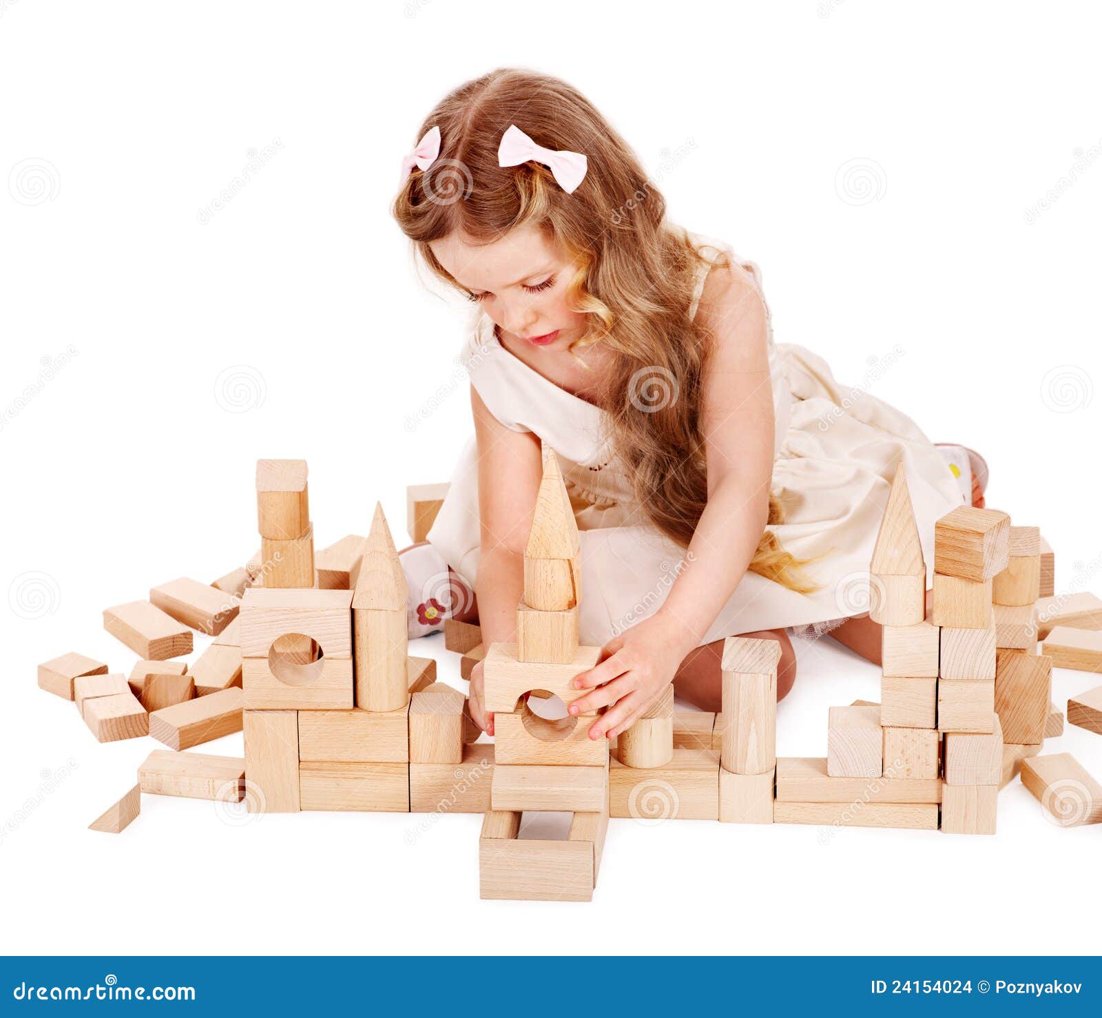 Child Play Building Blocks. Stock Photo - Image of block, kindergarten ...