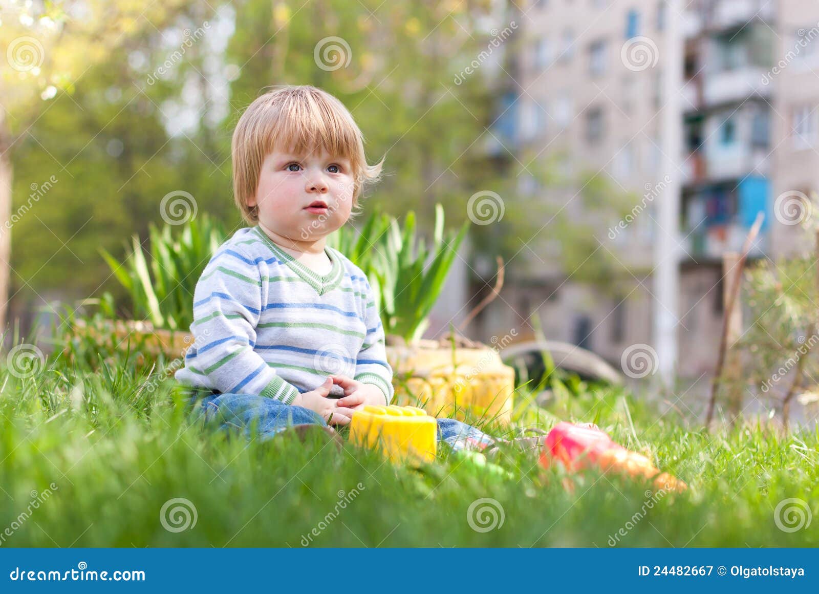 Child play on green grass stock image. Image of grass - 24482667