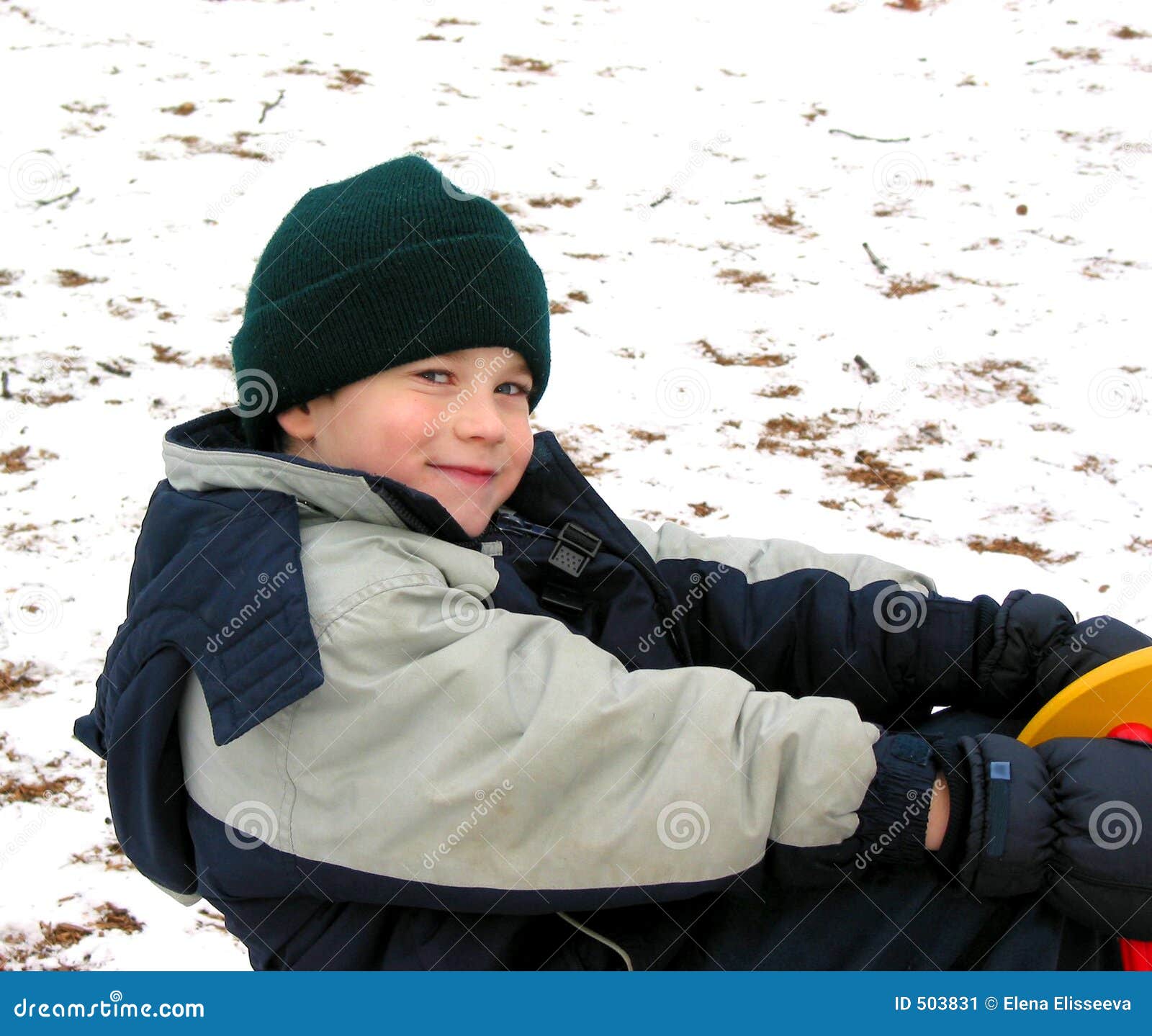 Child play winter stock image. Image of playground, weather - 503831