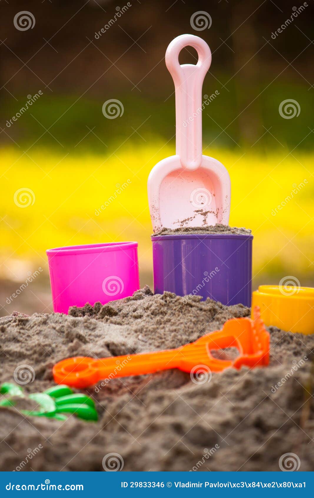 Sand Pail and Shovel stock photo. Image of creative, childhood - 29833346