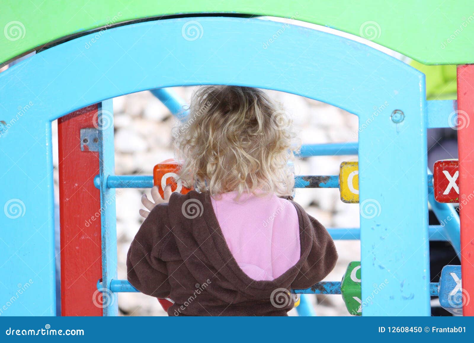 Child playing stock photo. Image of child, coung, backside - 12608450