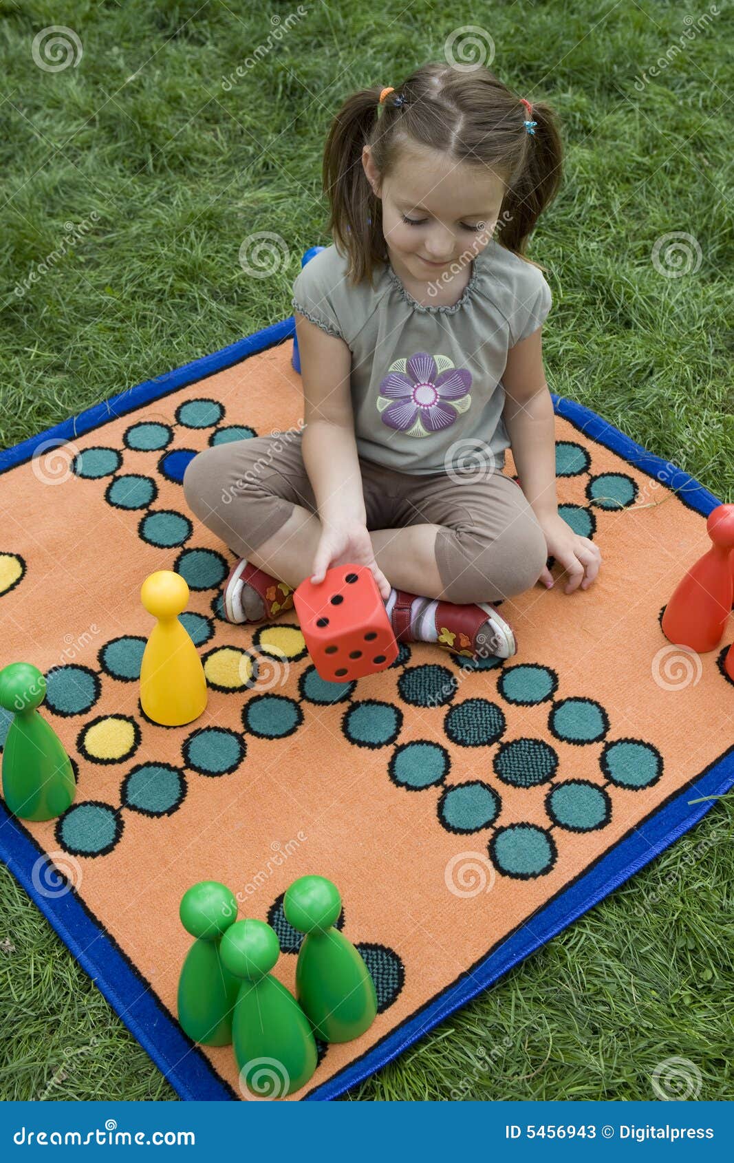 Child playing with a board stock image. Image of ninepin - 5456943