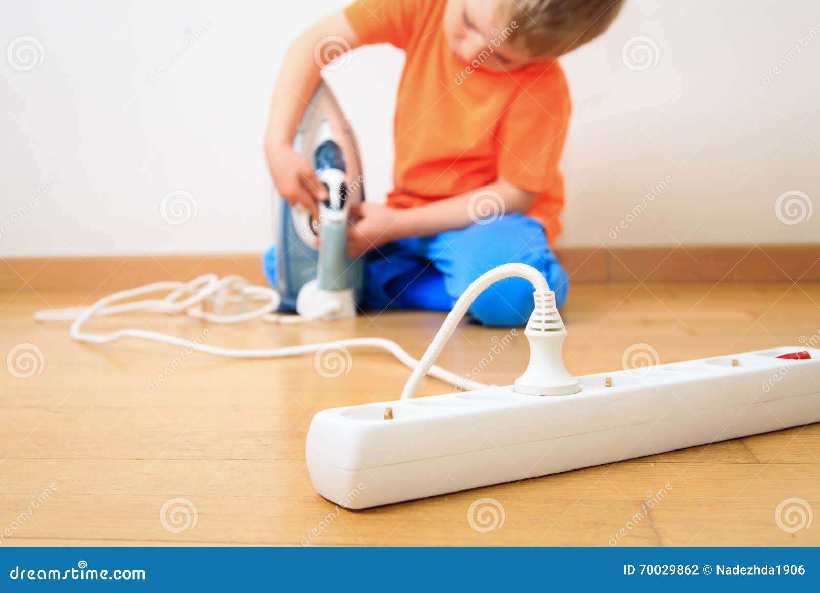 Child Playing with Electricity, Kids Safety Stock Photo - Image of ...