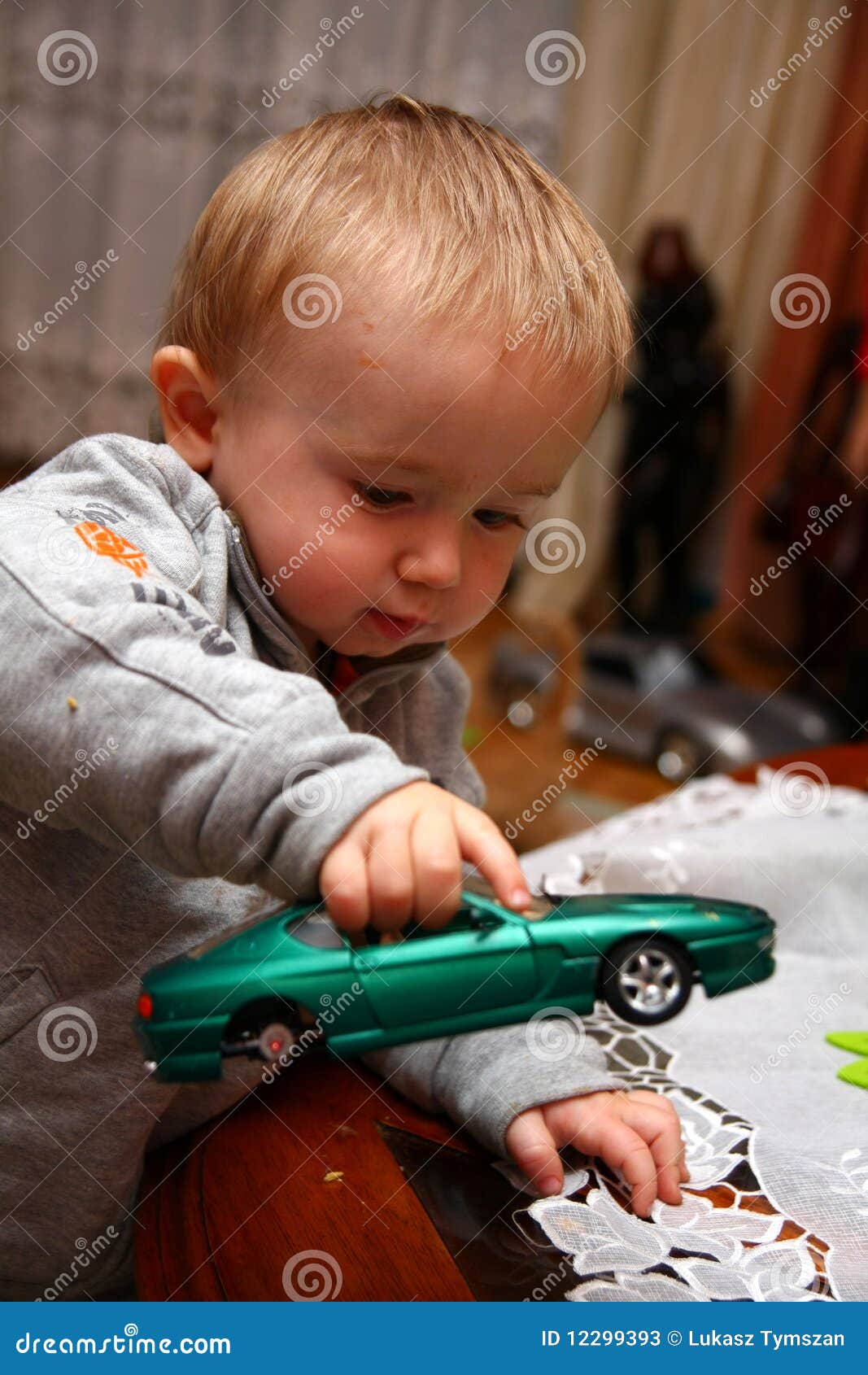 Child playing at home stock image. Image of love, passion - 12299393