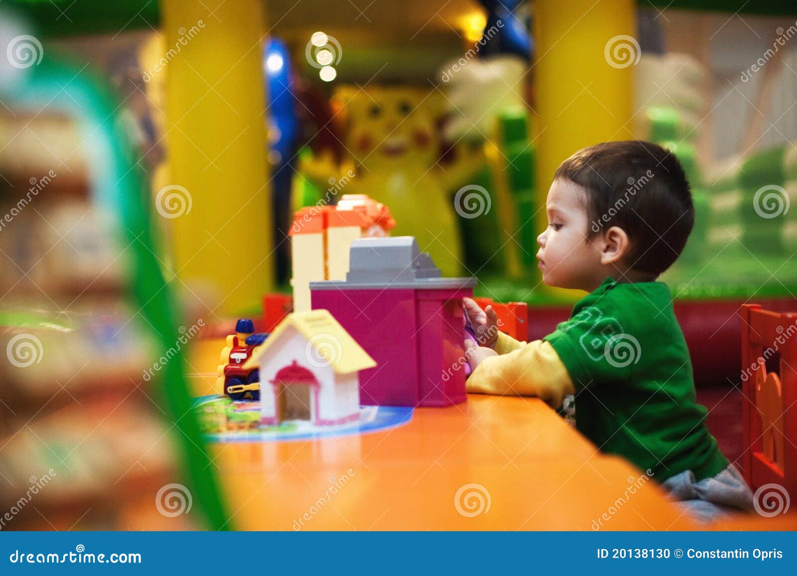 Child playing indoors stock photo. Image of playing, learning - 20138130