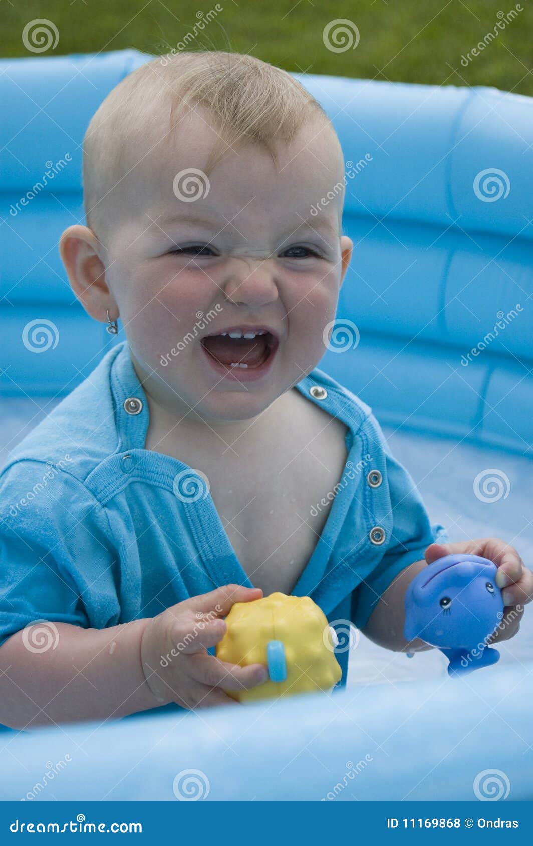 Child On Inflatable Float In Swimming Pool. Stock Photography ...