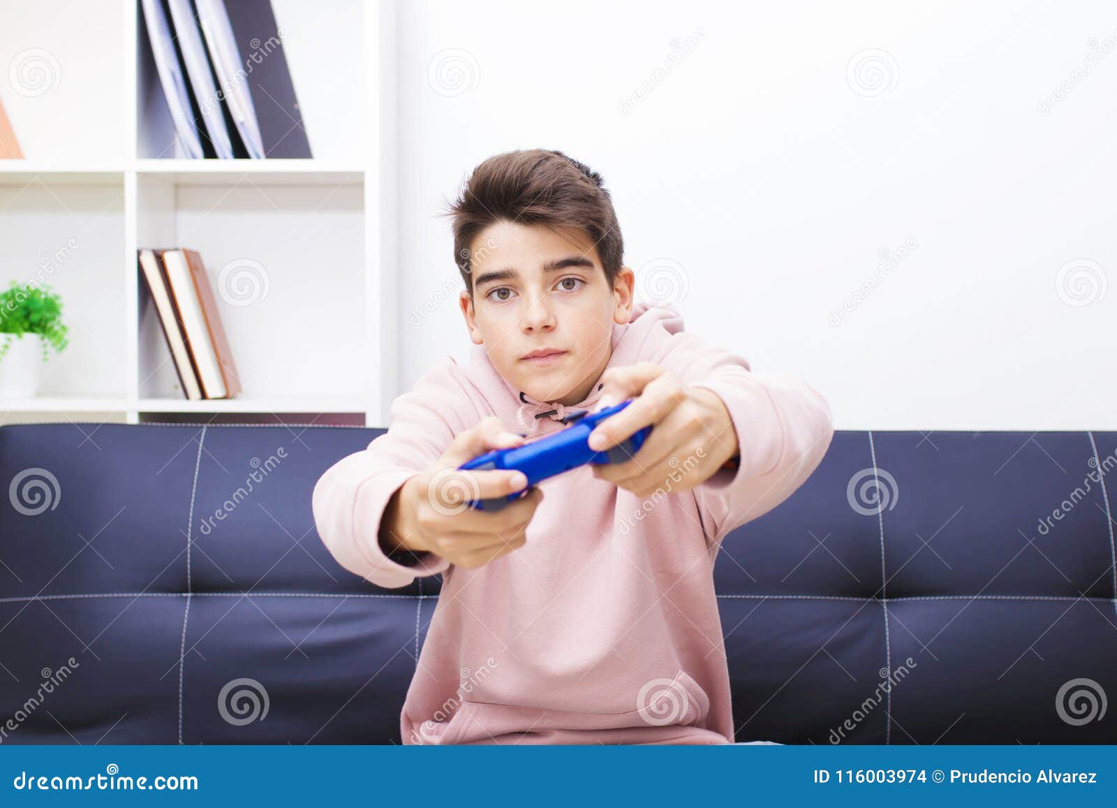 Child Playing with the Joystick Stock Photo - Image of lifestyle ...