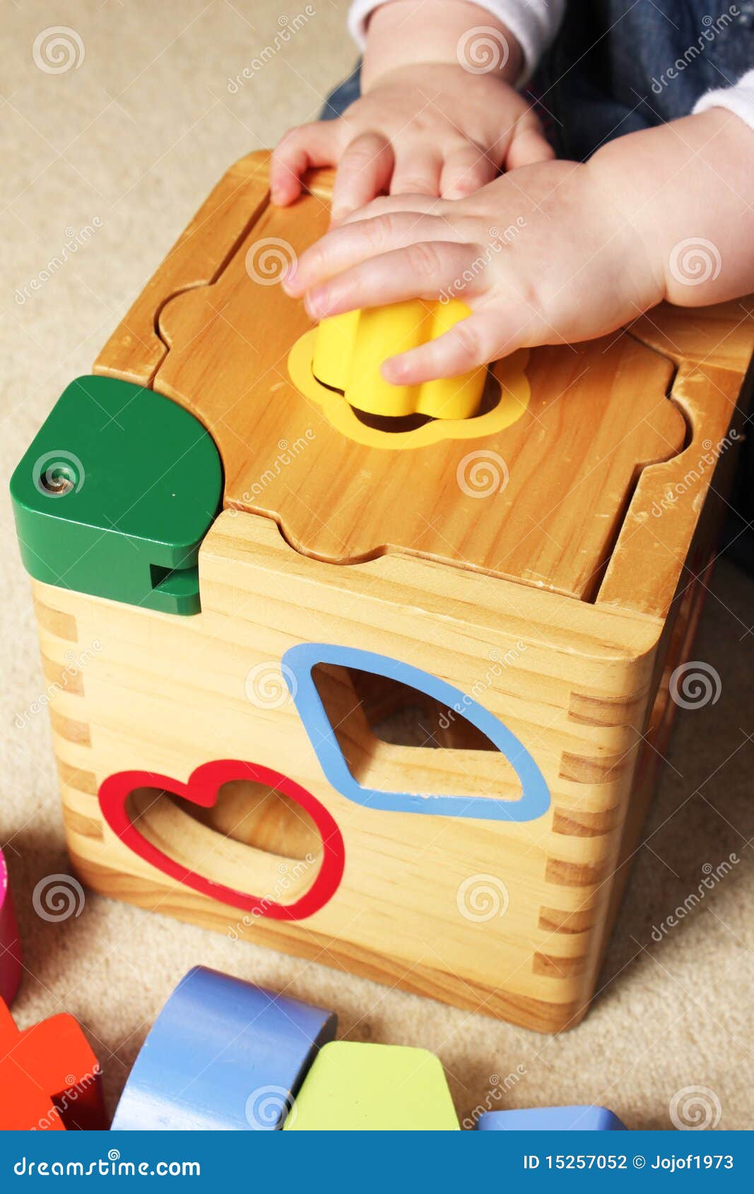 Child Playing with Shape Sorter Stock Photo - Image of infant, kids ...