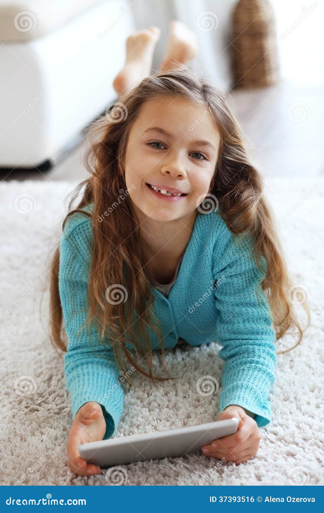 Child playing on tablet pc stock photo. Image of happy - 37393516