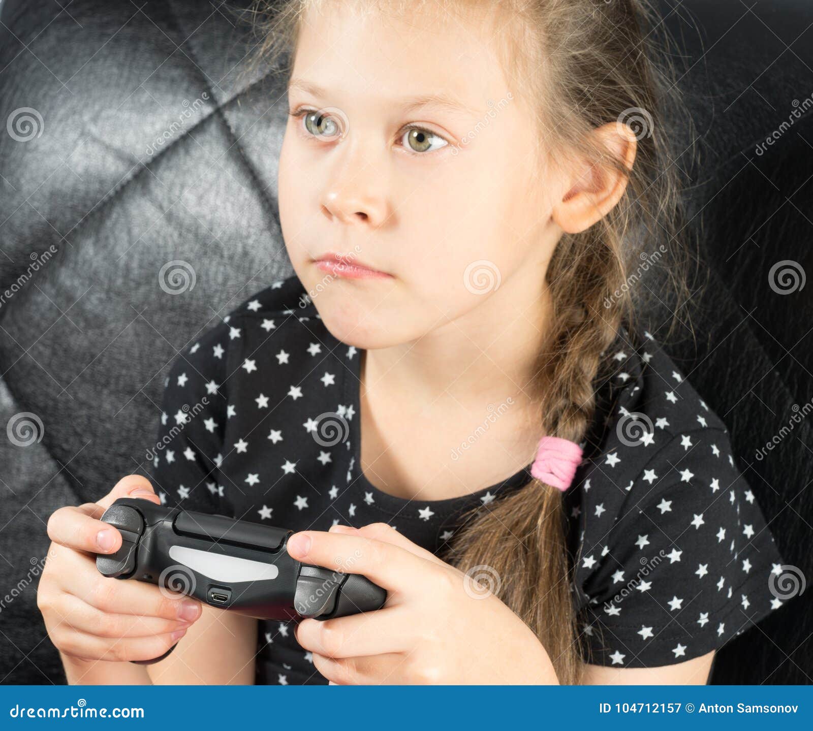 Child playing video games stock image. Image of kids - 104712157