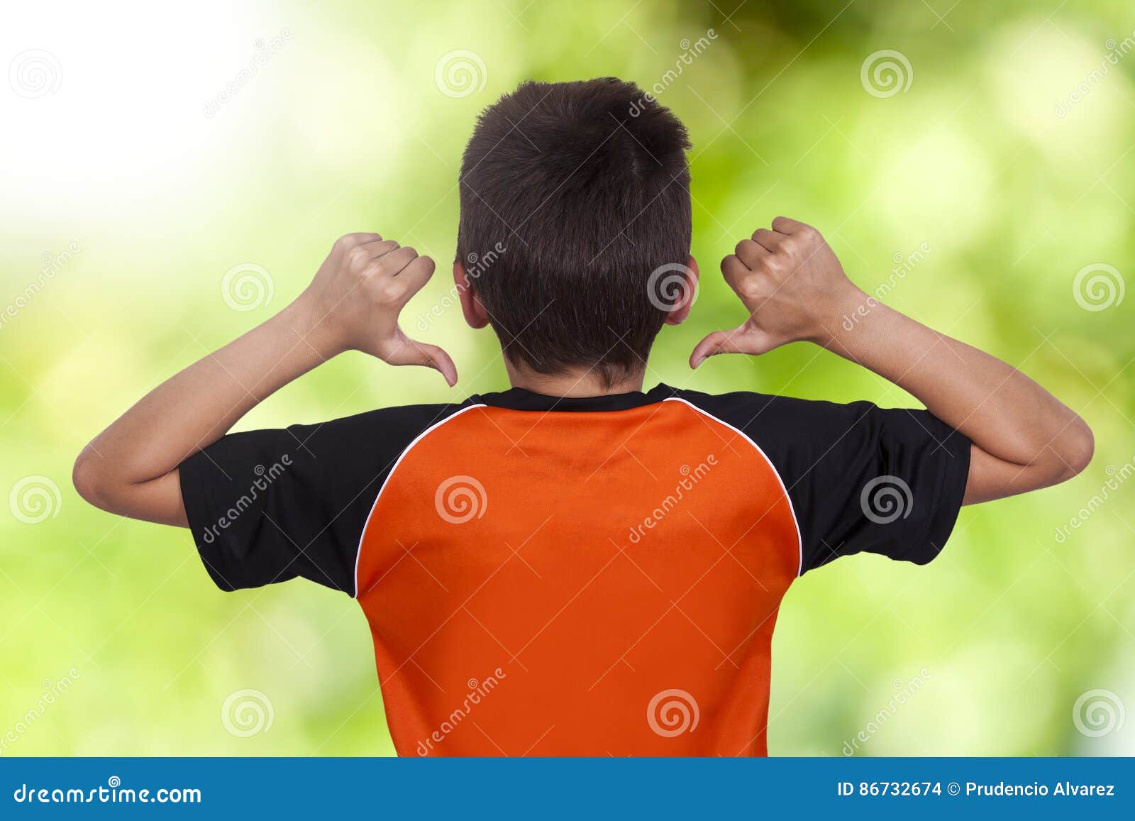 Child pointing hands back stock photo. Image of child - 86732674