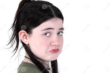 Child Pouting stock image. Image of upset, emotion, pretty - 108497