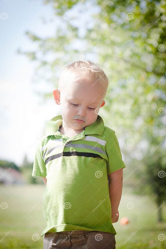 Child Pouting stock photo. Image of little, expression - 58547336
