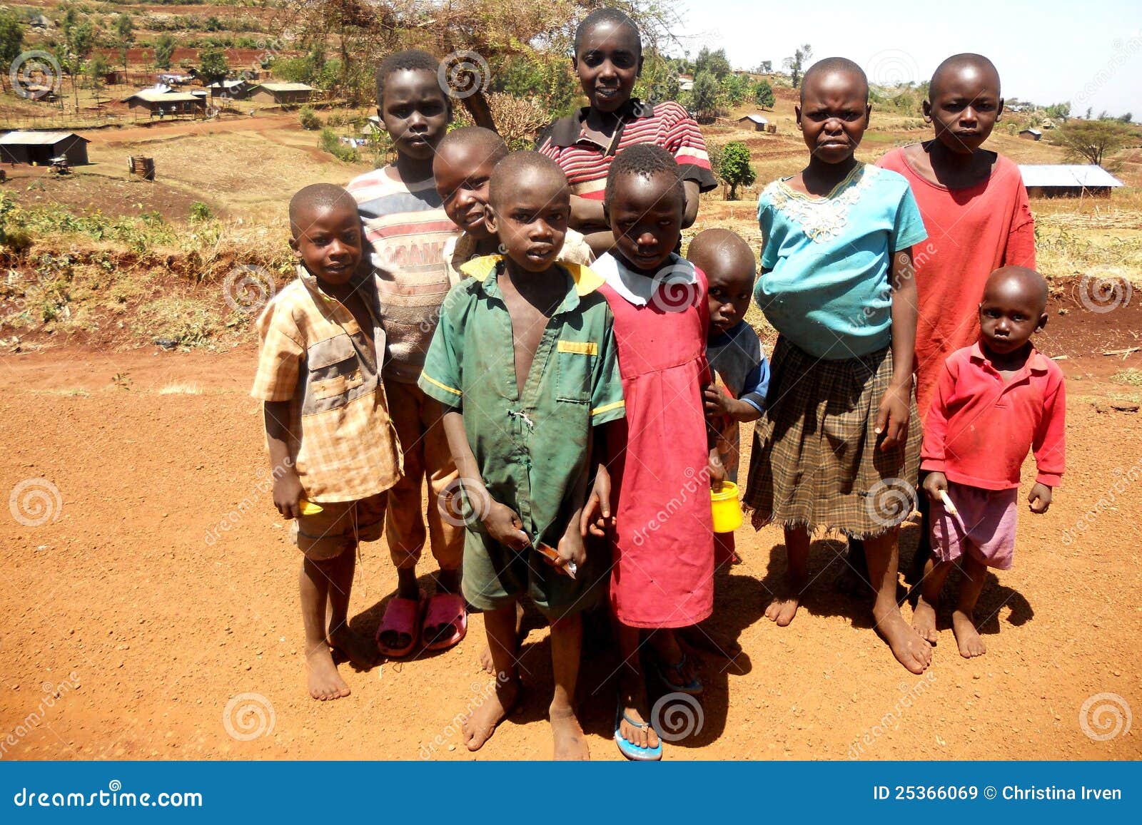 Child Poverty in Africa editorial stock image. Image of rural - 25366069