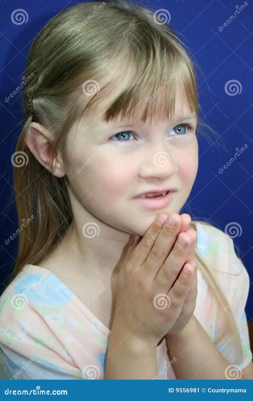 Child praying. stock image. Image of small, vertical, faith - 9556981