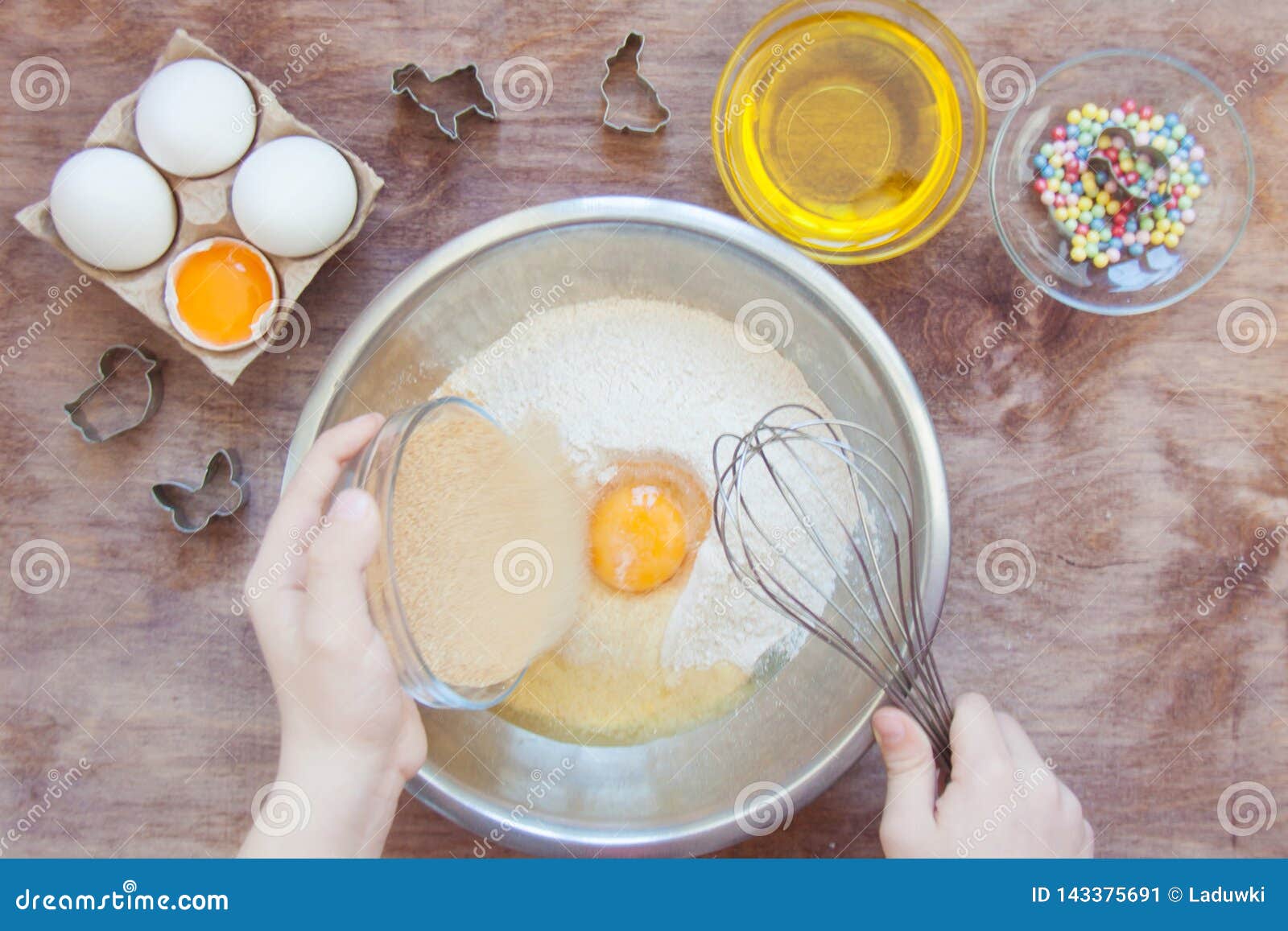 Concept Easter Cooking with Your Family in the Kitchen, Home Leisure ...