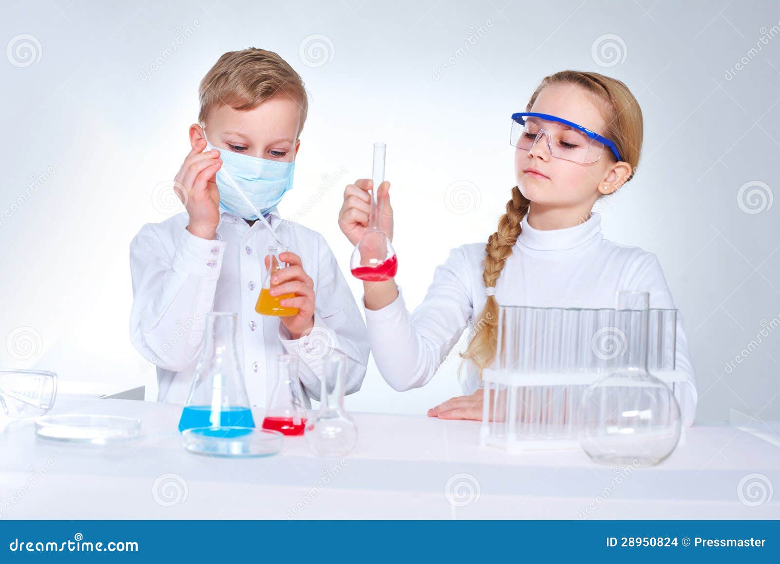 Child prodigies stock photo. Image of doctor, eyewear - 28950824