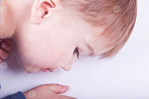 Child in profile stock photo. Image of friend, babies - 21930906