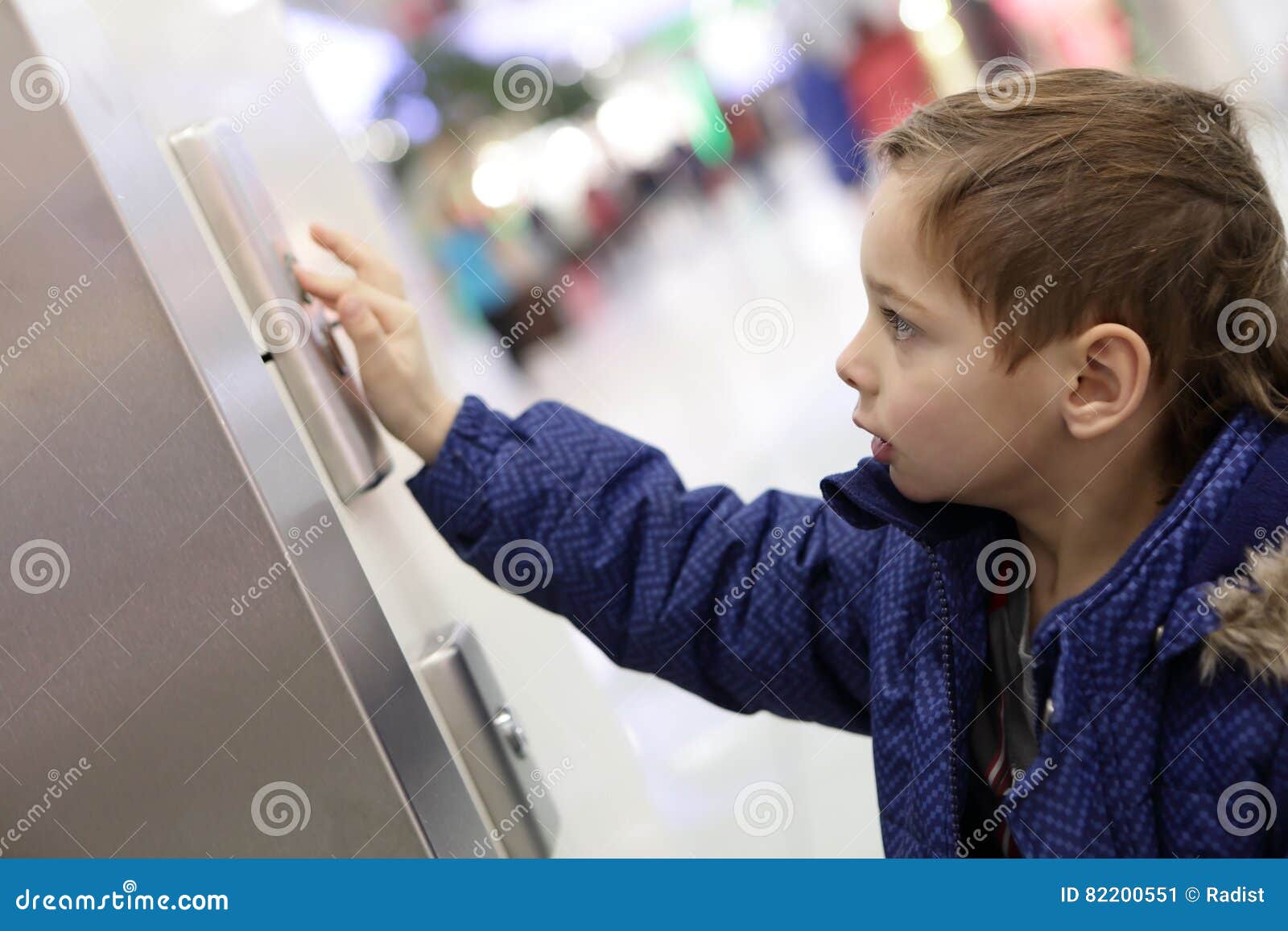 Child Pushing A Toddler In A Stroller Royalty-Free Stock Photography ...
