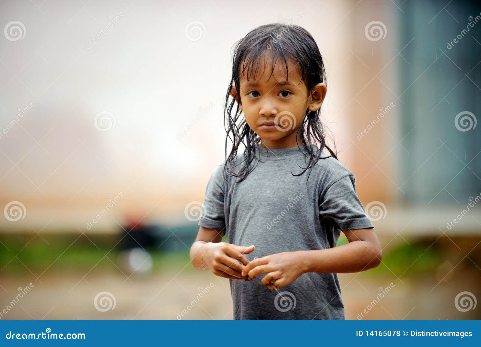 Child in Rain stock photo. Image of childhood, rainy - 14165078