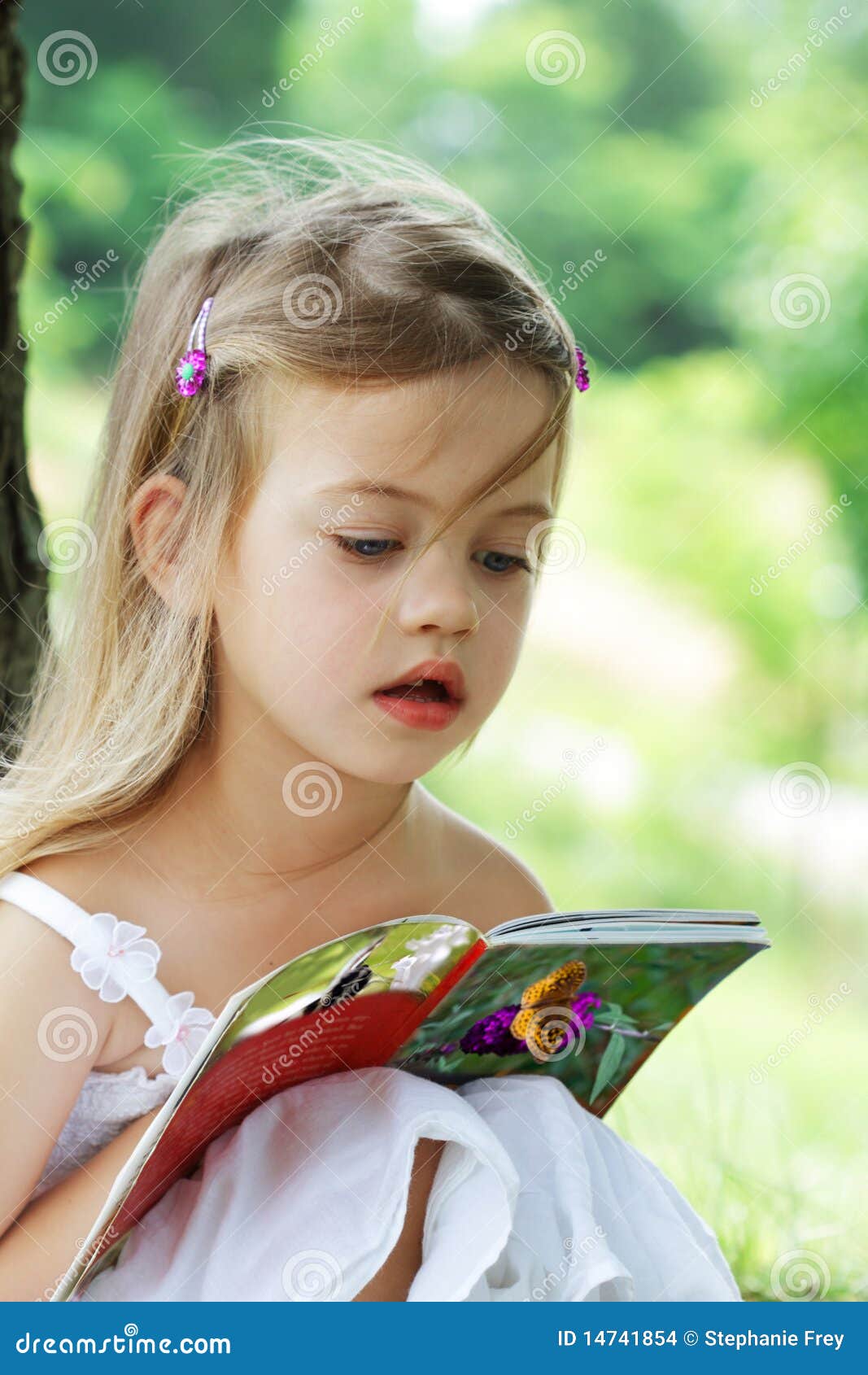 Child Reading stock photo. Image of child, beautiful - 14741854