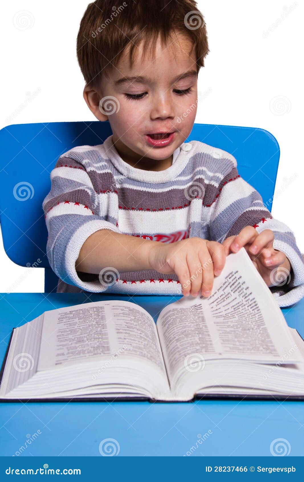 Child reading a book stock photo. Image of color, reading - 28237466