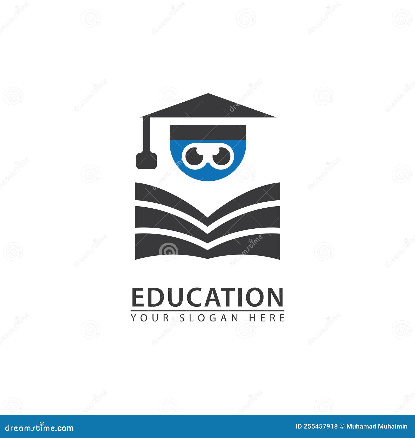 Child Reading Book Abstract Logo Icon Stock Vector - Illustration of ...