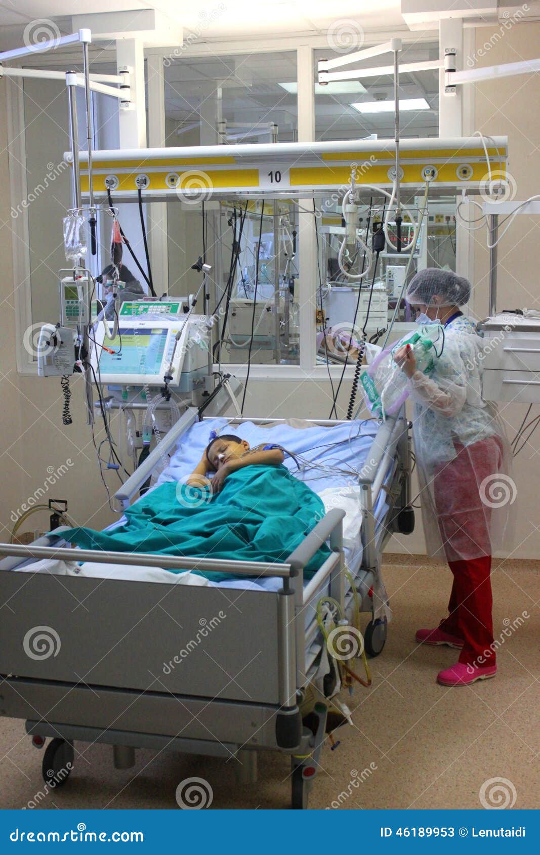 Child ready for surgery editorial stock photo. Image of emergency ...