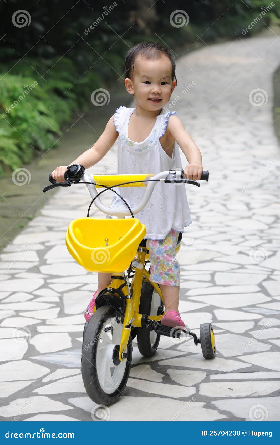 Child Ride bicycle stock photo. Image of enjoy, asian - 25704230