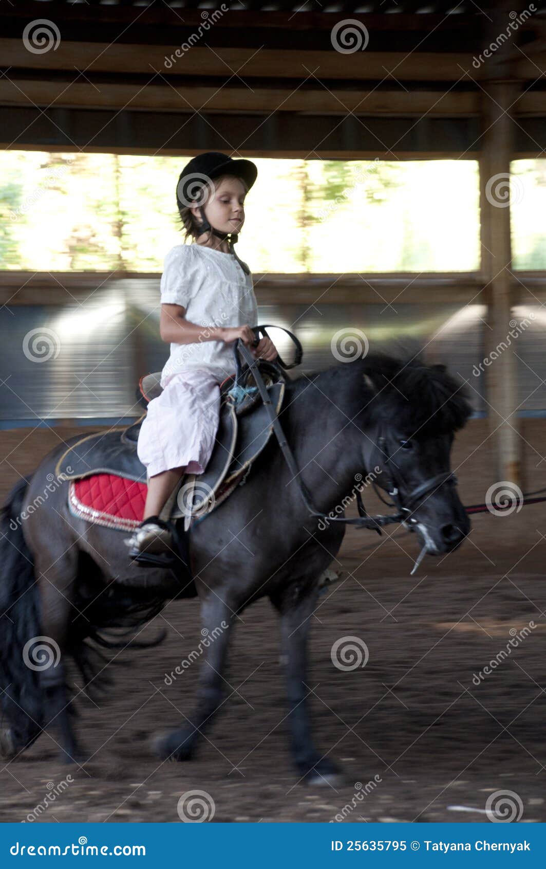 Child riding a pony stock image. Image of racehorse, activity - 25635795