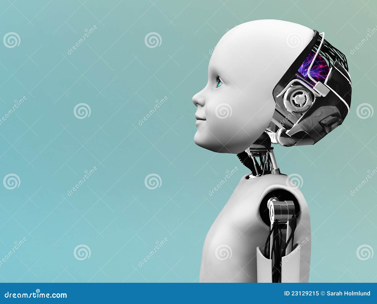 Robot Head Profile Robot Head Profile Hi Res Stock Photography And