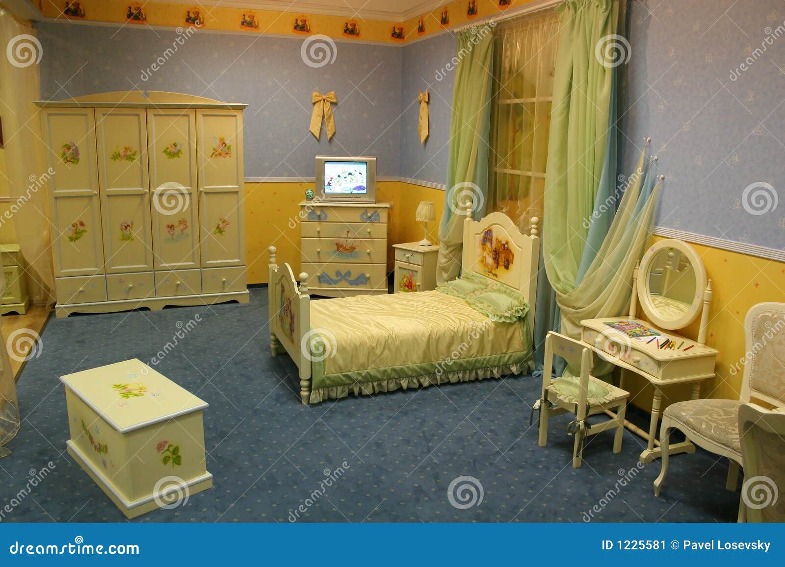 Child room stock image. Image of childish, home, kids - 1225581