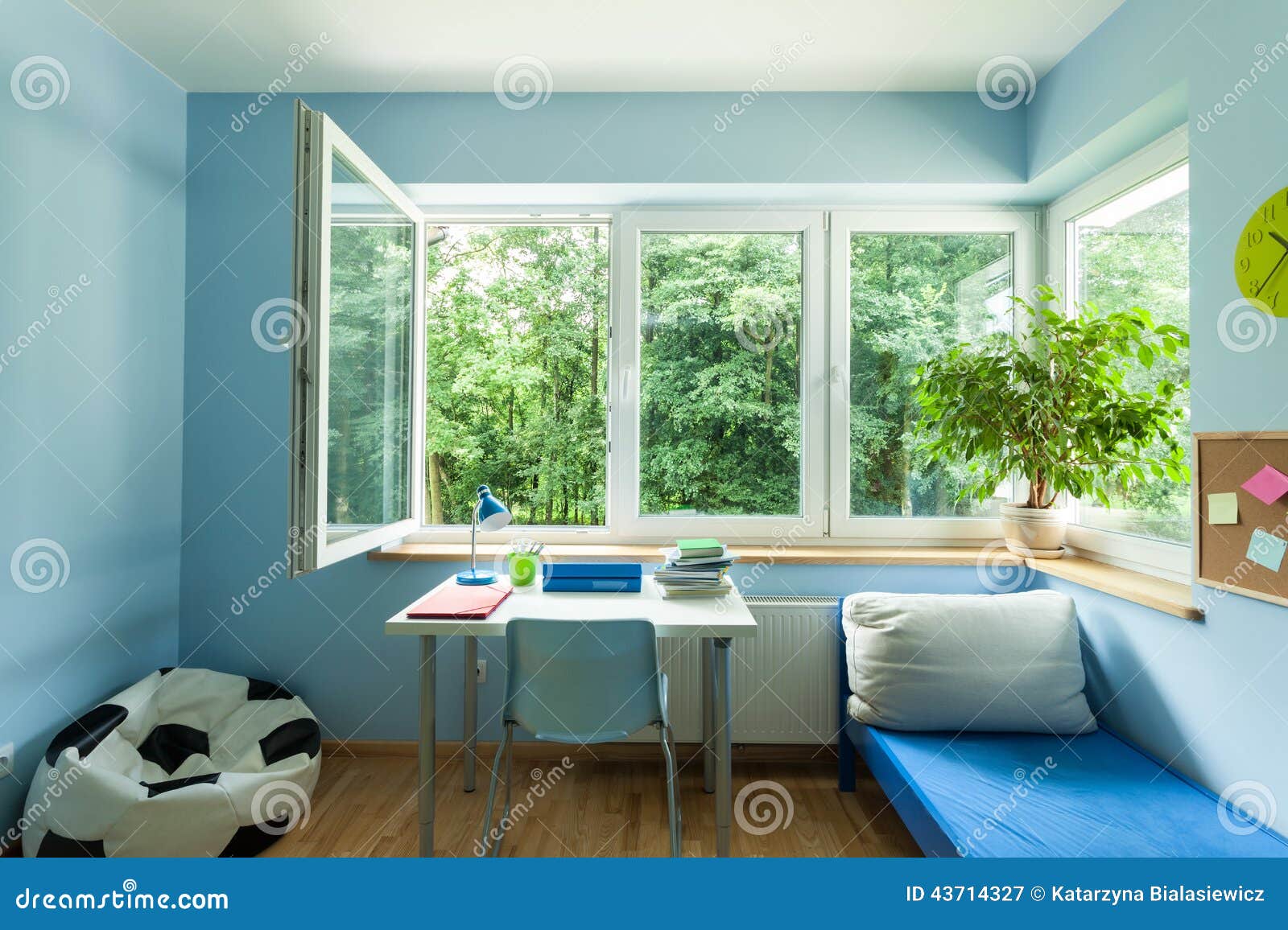 Child Room with Open Window Stock Image - Image of expensive, light ...