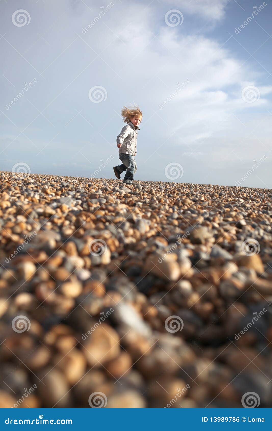Child Running Beach Freedom Stock Photo - Image of edge, nature: 13989786