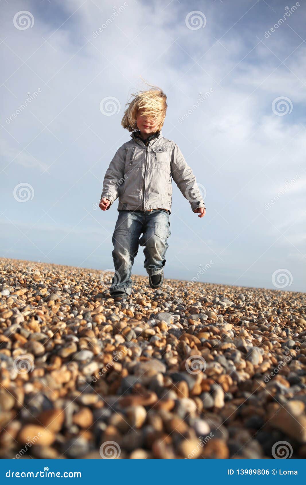 Child Running Beach Freedom Stock Photo - Image of carefree, freedom ...