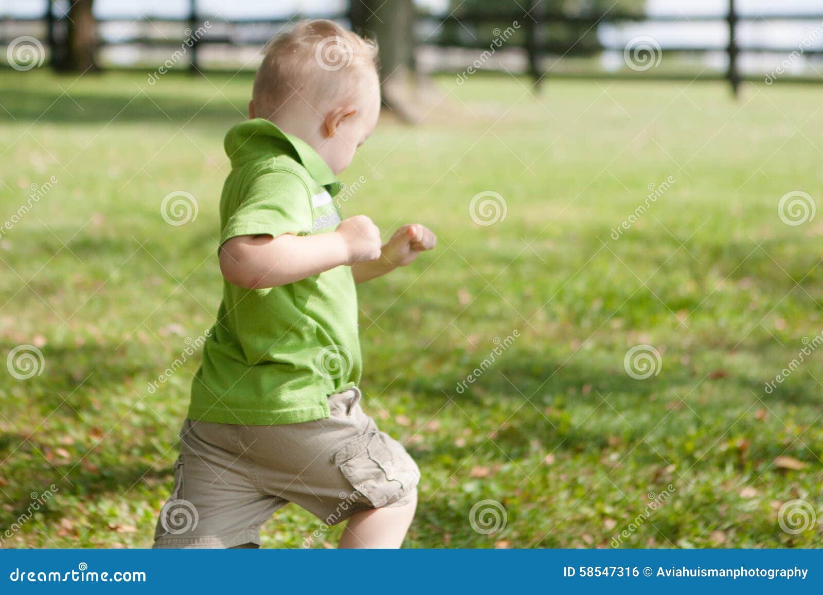 Child Running Outside stock photo. Image of cute, chasing - 58547316