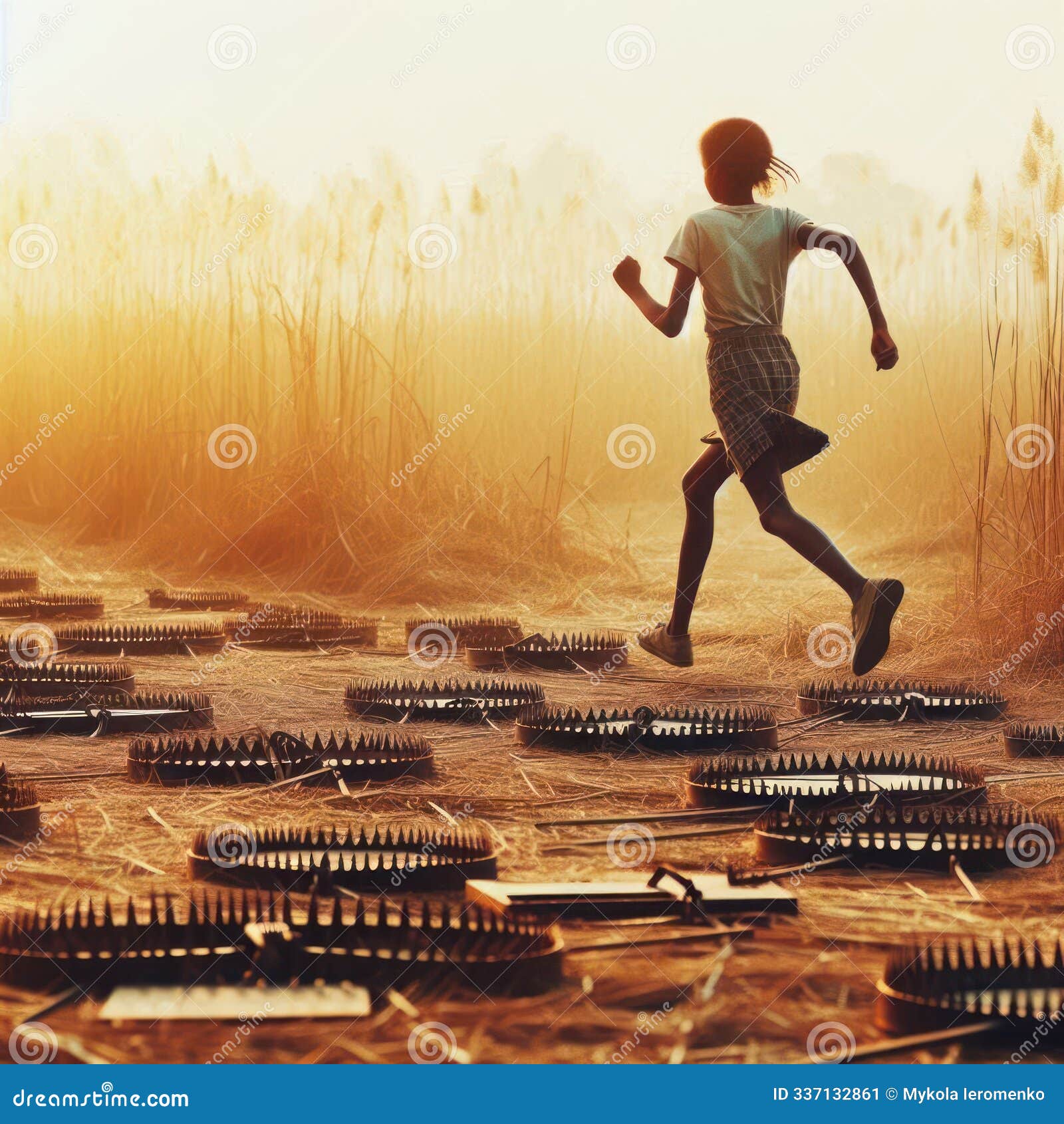 Child Traps Finger In The Door. Royalty-Free Stock Photo ...