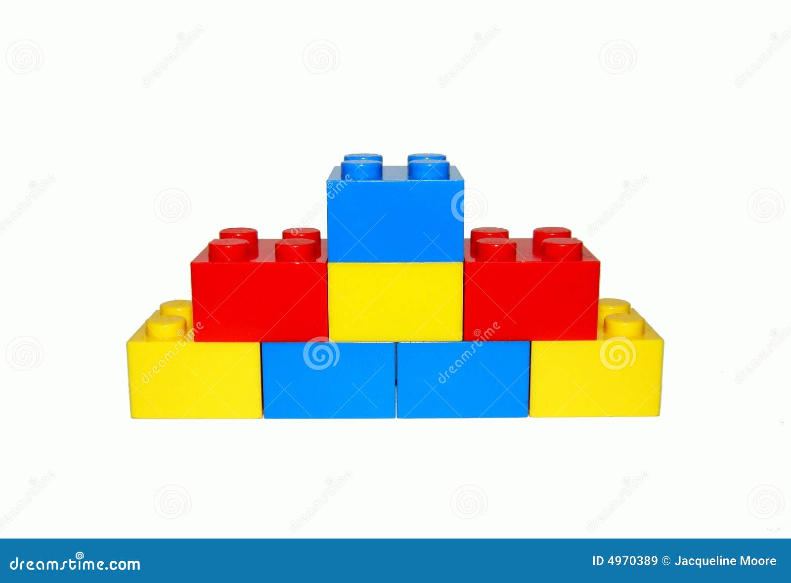 Child s building bricks stock image. Image of bright, blue - 4970389