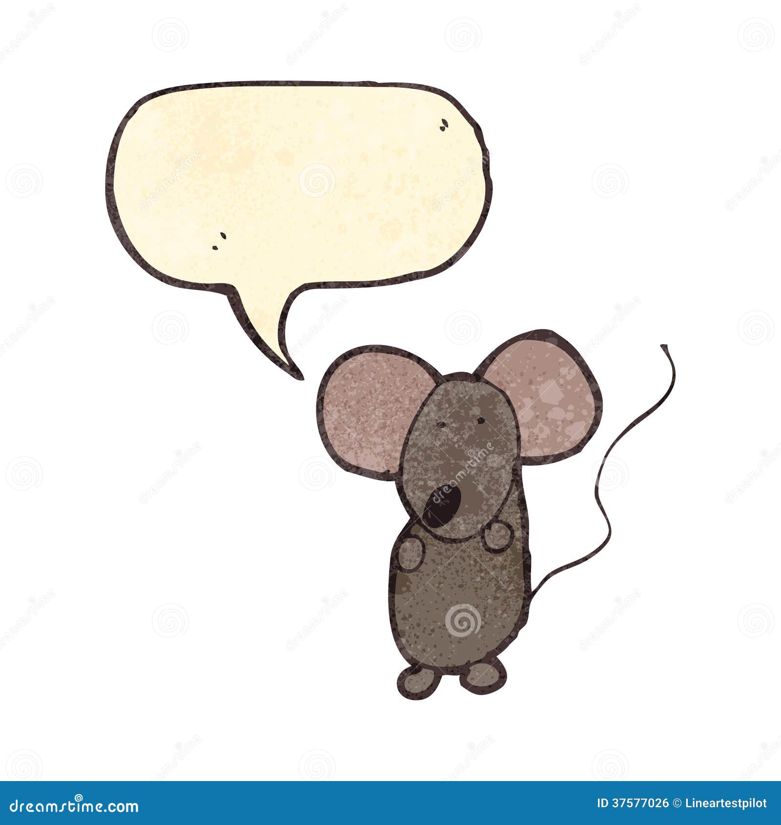 Child s drawing of a mouse stock vector. Illustration of artwork - 37577026
