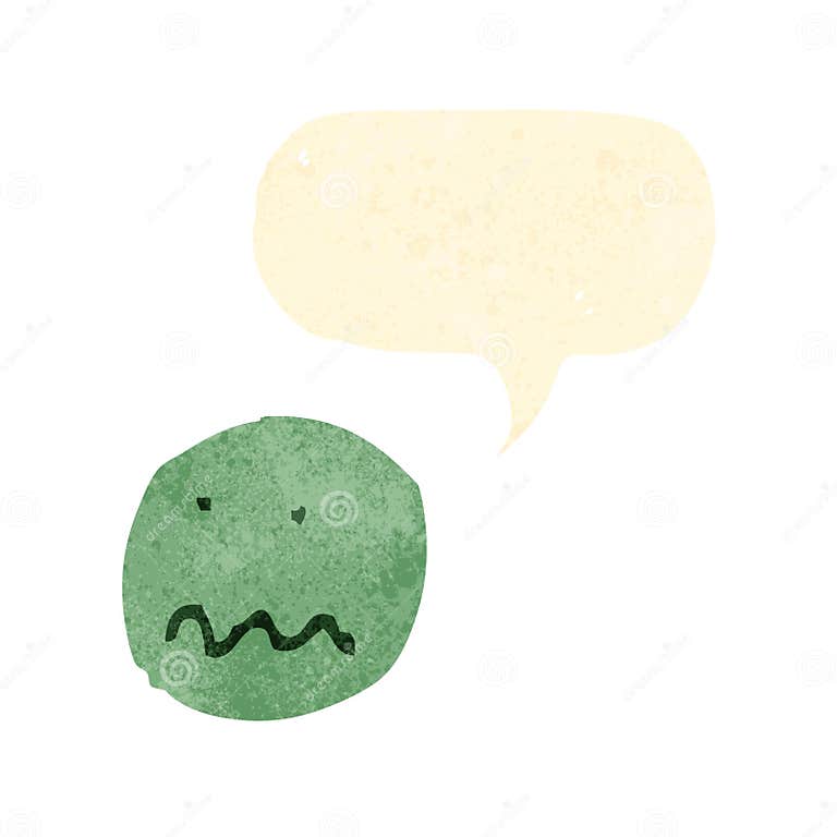 Child S Drawing of a Nervous Face Stock Vector - Illustration of ...