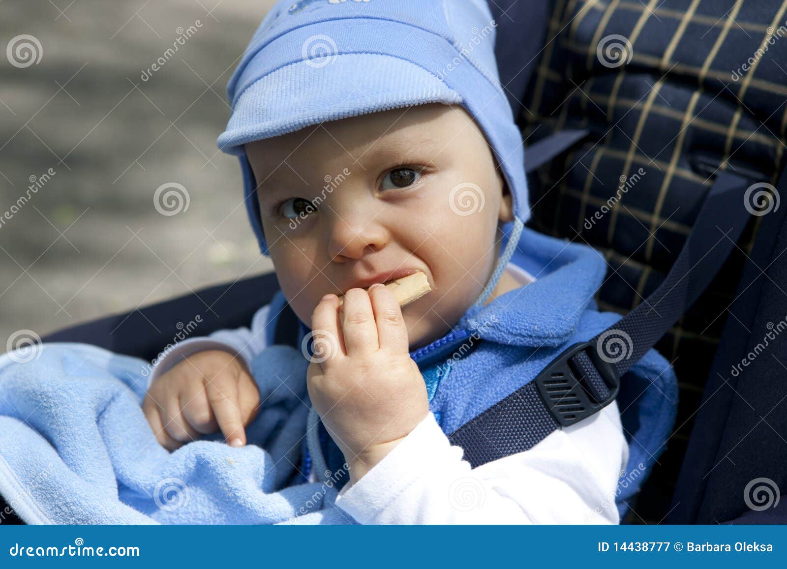 Child s first delight stock image. Image of child, trolley - 14438777