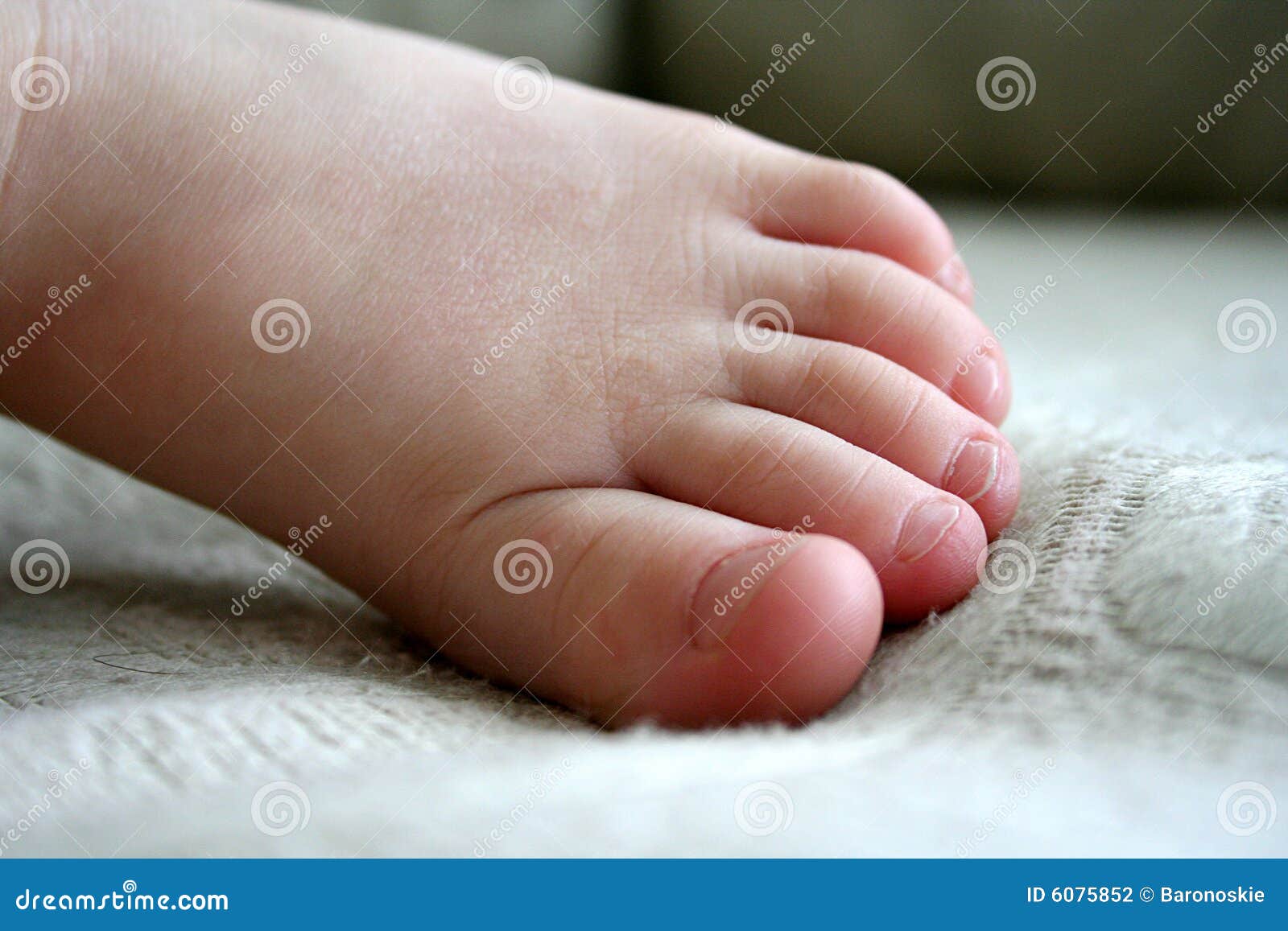 Child s Foot stock photo. Image of still, white, nails - 6075852