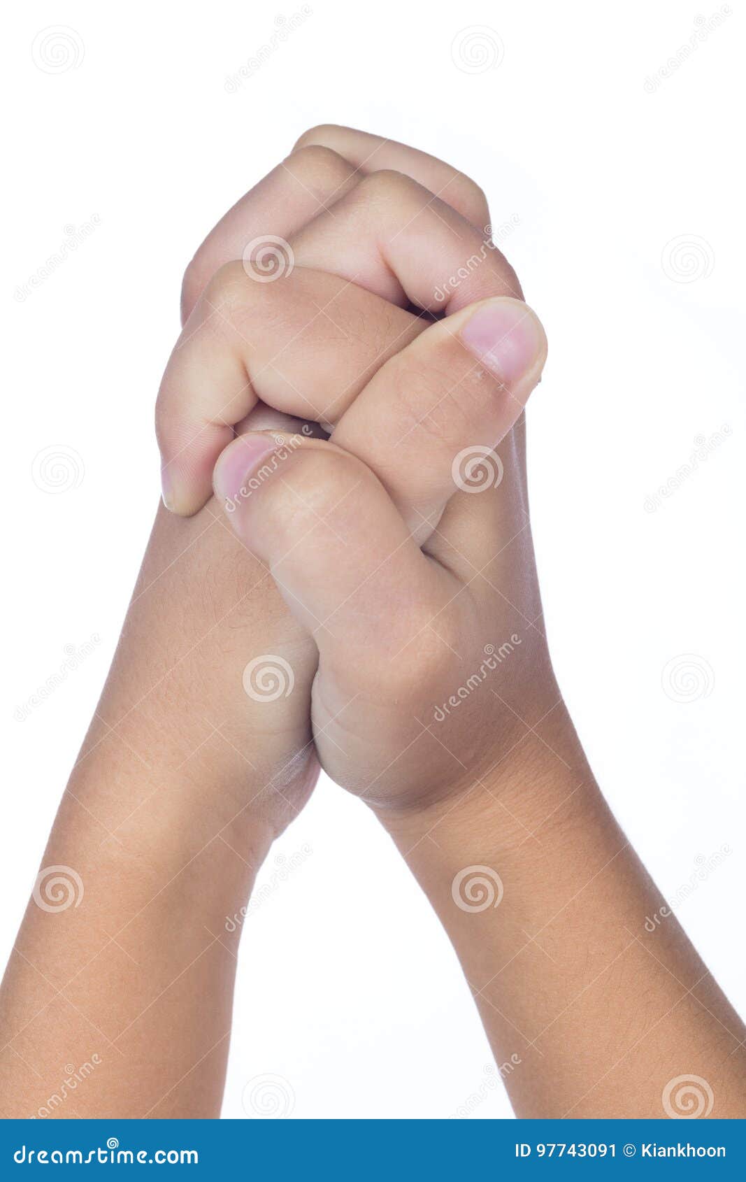 Child`s Hands Folded Together in Prayer Stock Image - Image of implore ...