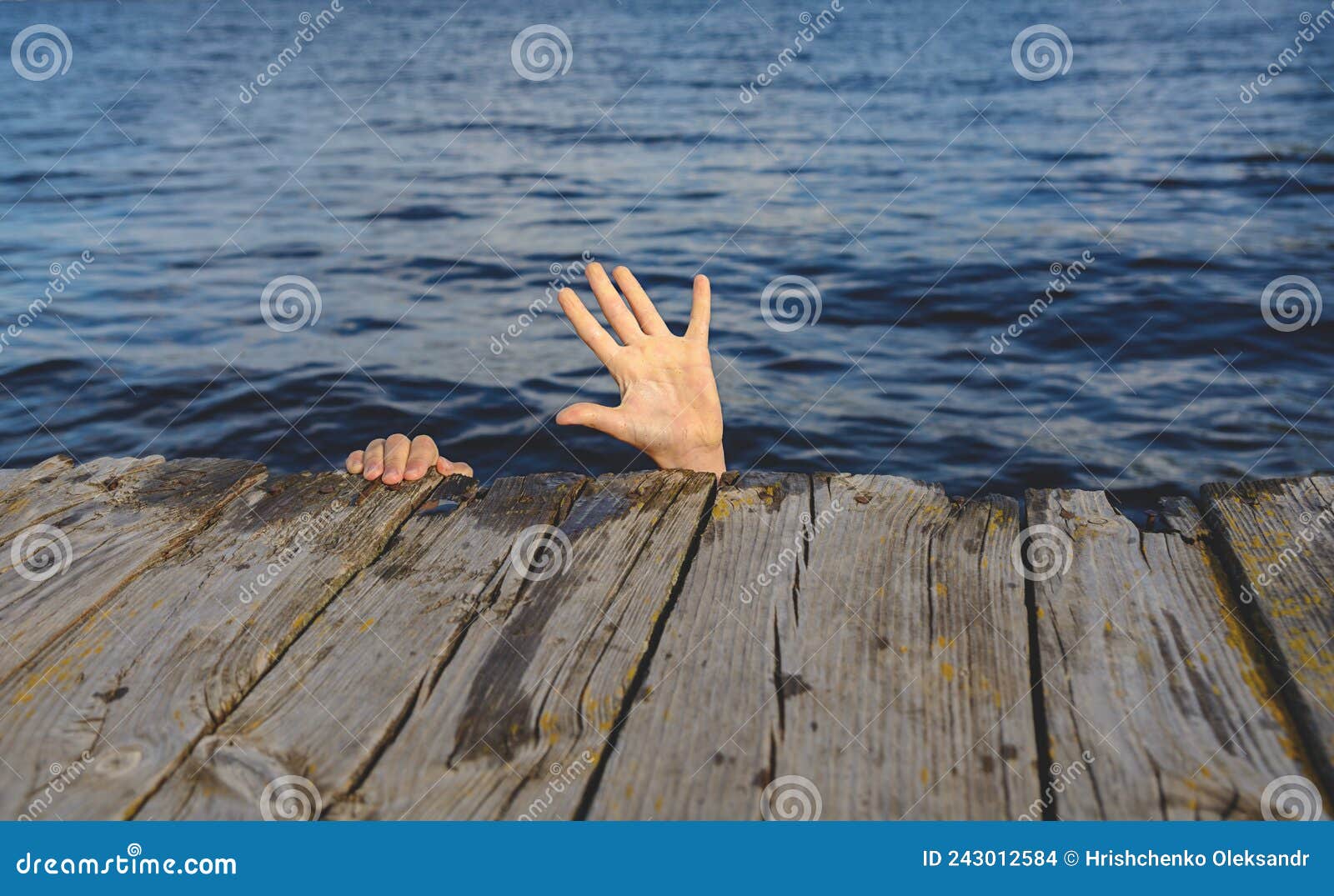 A Child`s Hands Over a Wooden Bridge Stock Photo - Image of game ...
